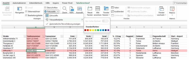Das neue Excel-Feature: Focus Cell - cmt IT-Trainings GmbH